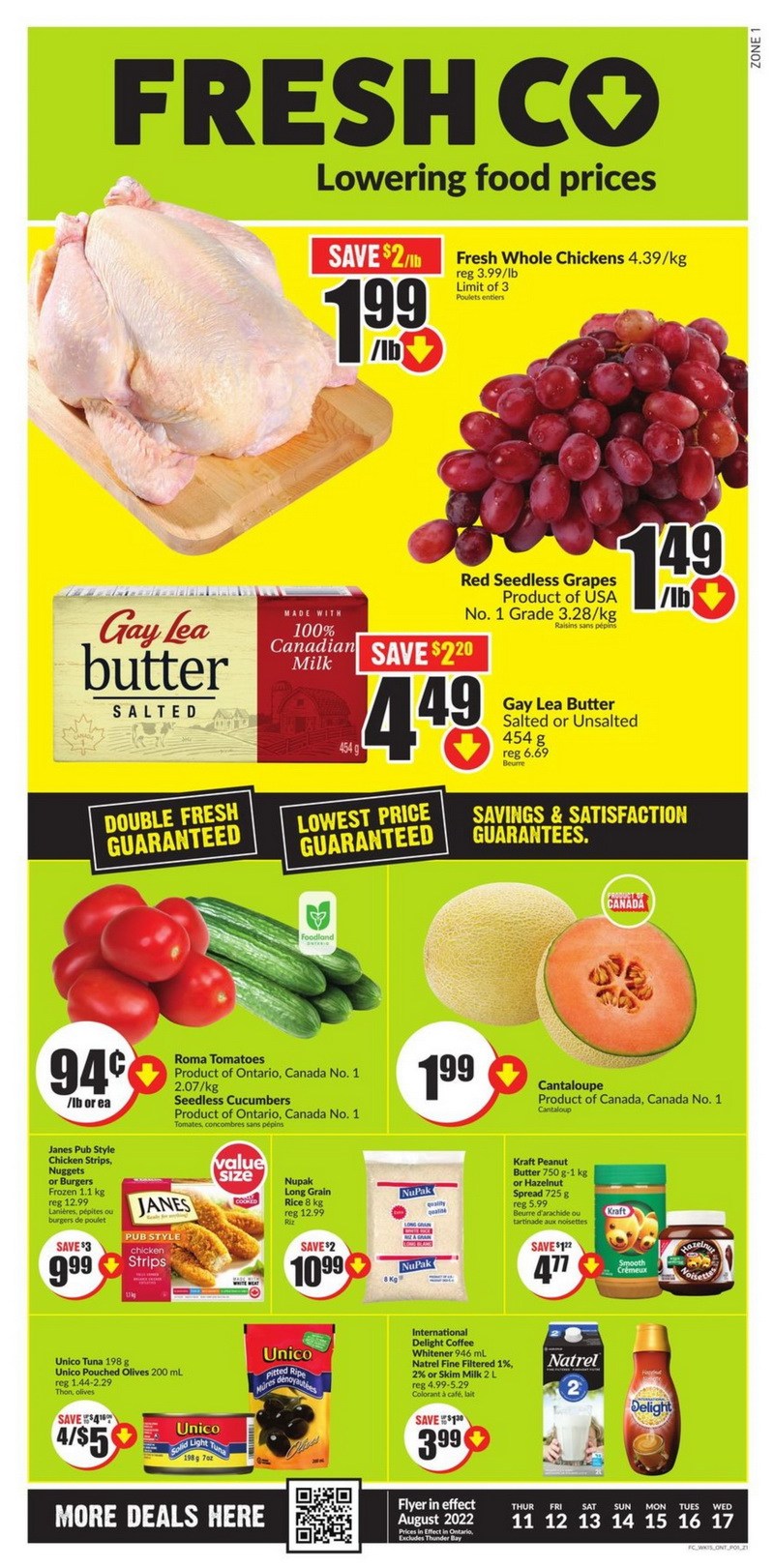 FreshCo Weekly Ad Aug 11 – Aug 17, 2022