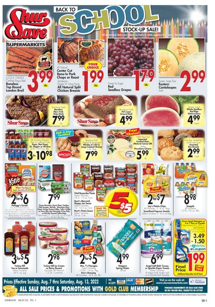 Gerrity's Supermarkets Weekly Ad Aug 07 – Aug 13, 2022