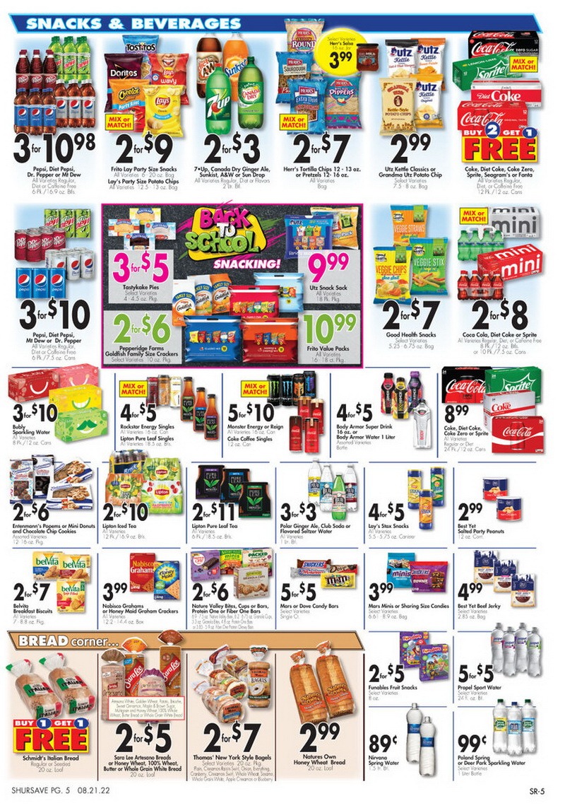 Gerrity's Supermarkets Weekly Ad Aug 21 – Aug 27, 2022