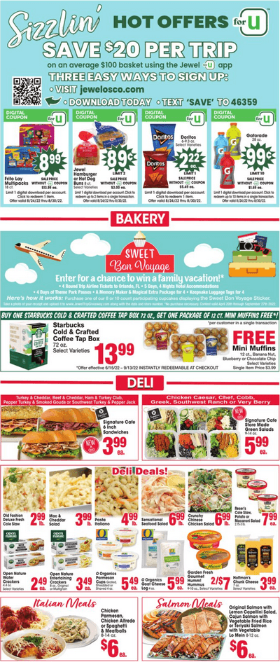 Jewel Osco Weekly Ad Aug 24 – Aug 30, 2022