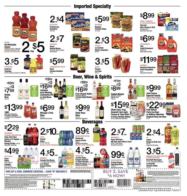 Jons Weekly Ad Aug 31 – Sep 06, 2022