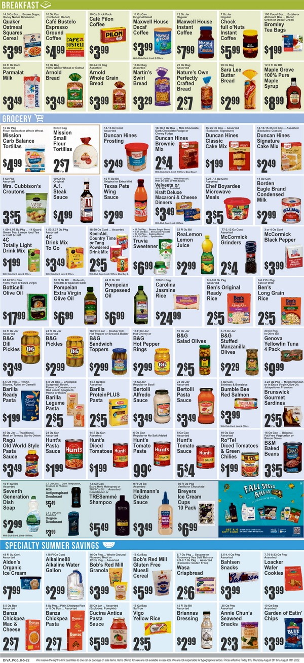 Key Food Weekly Ad Aug 05 – Aug 11, 2022