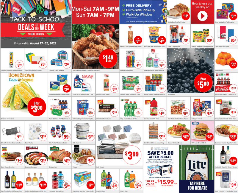 Marc's Weekly Ad Aug 17 – Aug 23, 2022