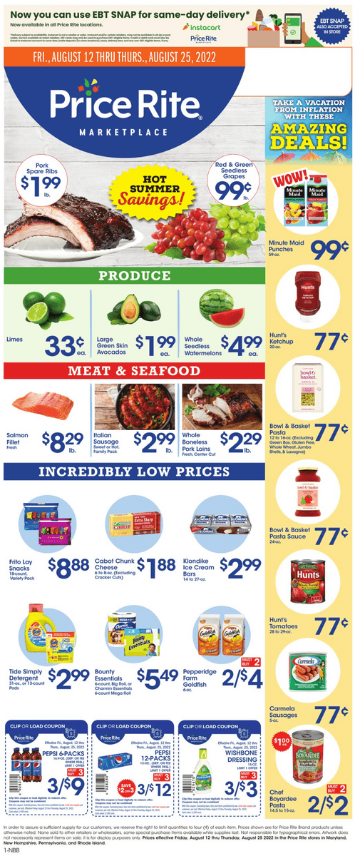 Price Rite Weekly Ad Aug 12 – Aug 25, 2022