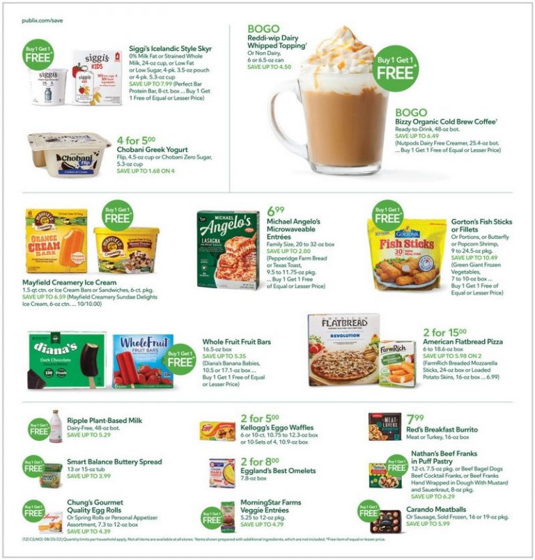 Publix Weekly Ad Aug 24 – Aug 30, 2022