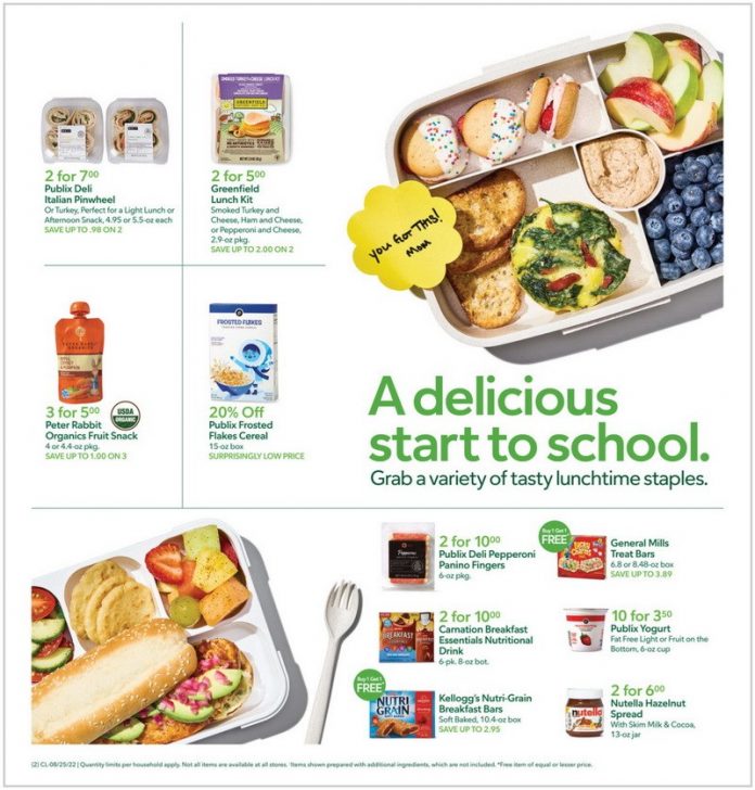 Publix Weekly Ad Aug 24 – Aug 30, 2022