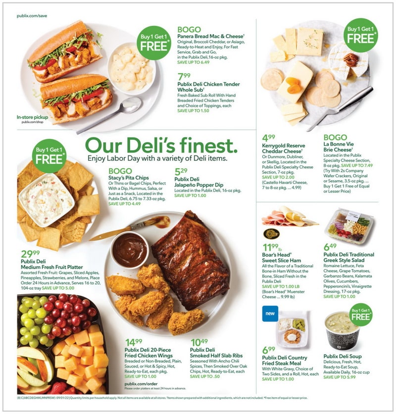 Publix Weekly Ad Aug 31 – Sep 06, 2022