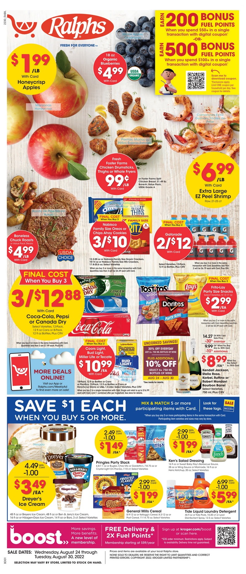 Ralphs Weekly Ad Aug 24 – Aug 30, 2022