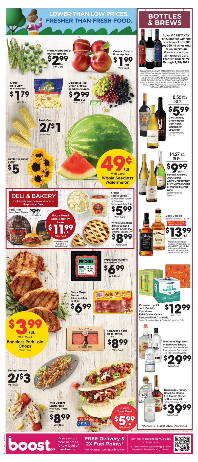 Ralphs Weekly Ad Aug 31 – Sep 06, 2022