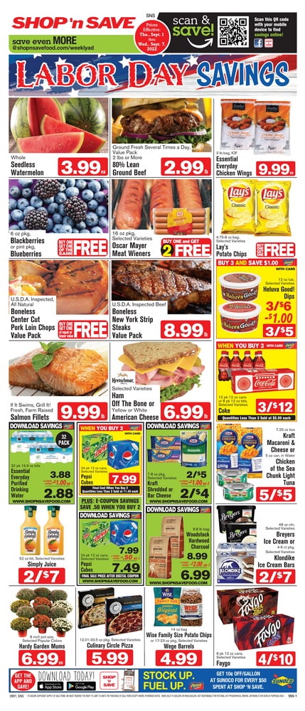 SHOP 'n SAVE Weekly Ad Sep 01 – Sep 07, 2022