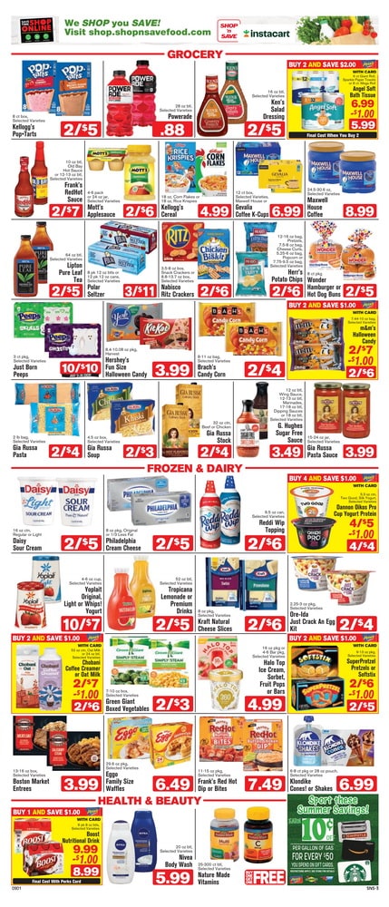 SHOP 'n SAVE Weekly Ad Sep 01 – Sep 07, 2022