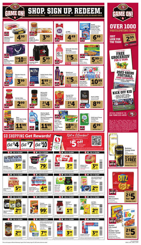 Safeway Weekly Ad Aug 24 – Aug 30, 2022