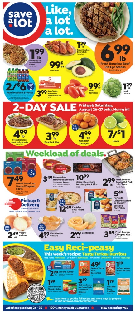 Save A Lot Weekly Ad Aug 24 – Aug 30, 2022