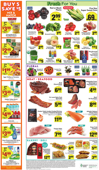 Save Mart Supermarkets Weekly Ad Aug 17 – Aug 23, 2022