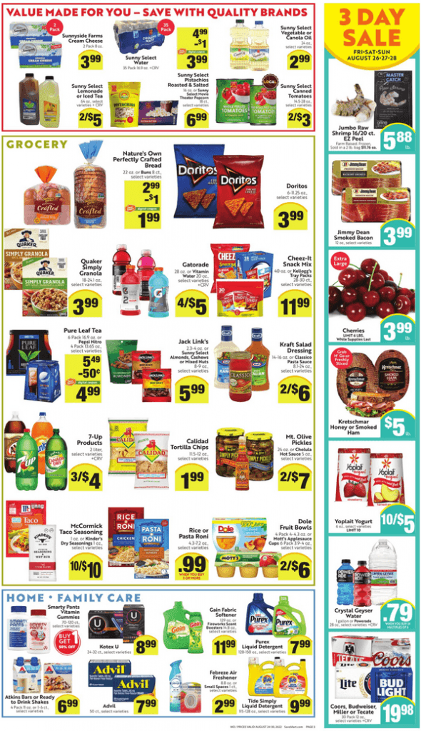 Save Mart Supermarkets Weekly Ad Aug 24 – Aug 30, 2022