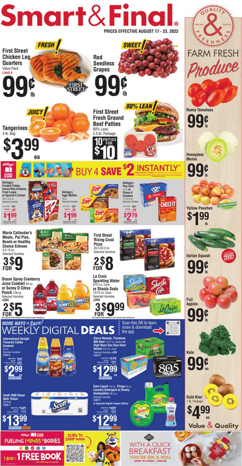 Smart & Final Weekly Ad Aug 17 – Aug 23, 2022