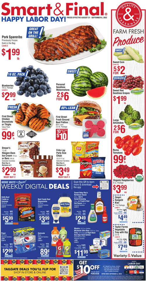 Smart & Final Weekly Ad Aug 31 – Sep 06, 2022