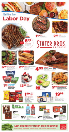 Stater Bros Weekly Ad Aug 31 – Sep 06, 2022