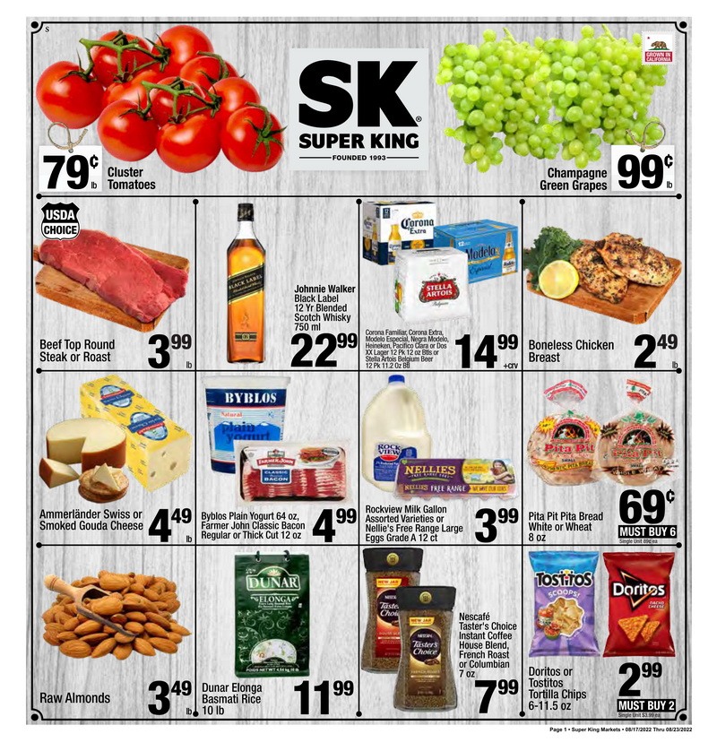 Super King Weekly Ad Aug 17 – Aug 23, 2022