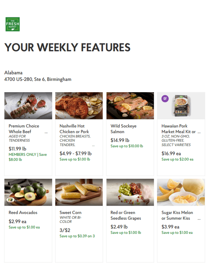 The Fresh Market Weekly Ad Aug 03 – Aug 09, 2022