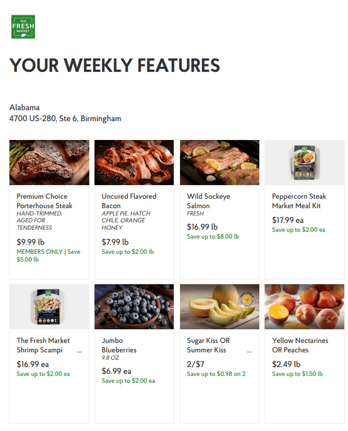 The Fresh Market Weekly Ad Aug 17 – Aug 23, 2022