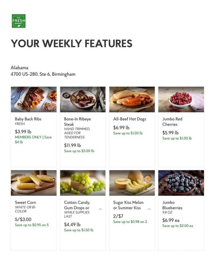 The Fresh Market Weekly Ad Aug 31 – Sep 06, 2022