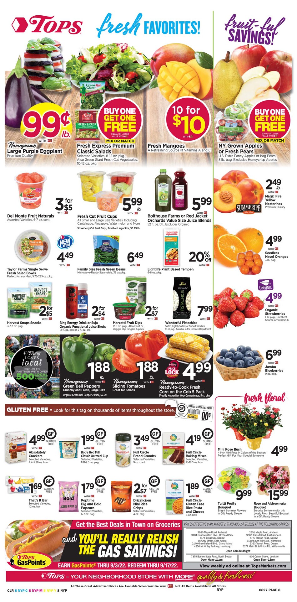 Tops Weekly Ad Aug 21 – Aug 27, 2022