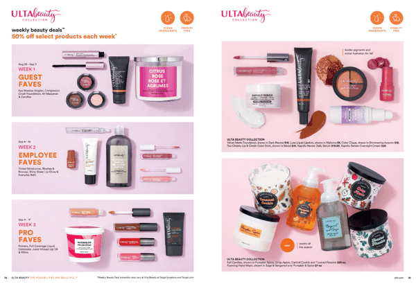 Ulta Beauty Weekly Ad Aug 28 – Sep 17, 2022