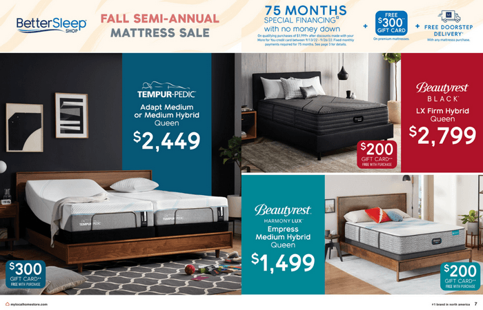 Ashley Furniture HomeStore Fall Semi-Annual Ad