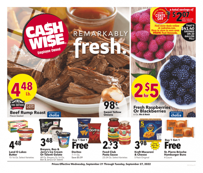 Cash Wise Weekly Ad Sep 21 – Sep 27, 2022