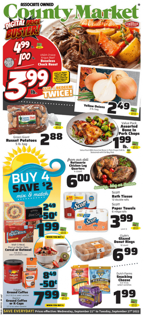 County Market Weekly Ad Sep 21 – Sep 27, 2022