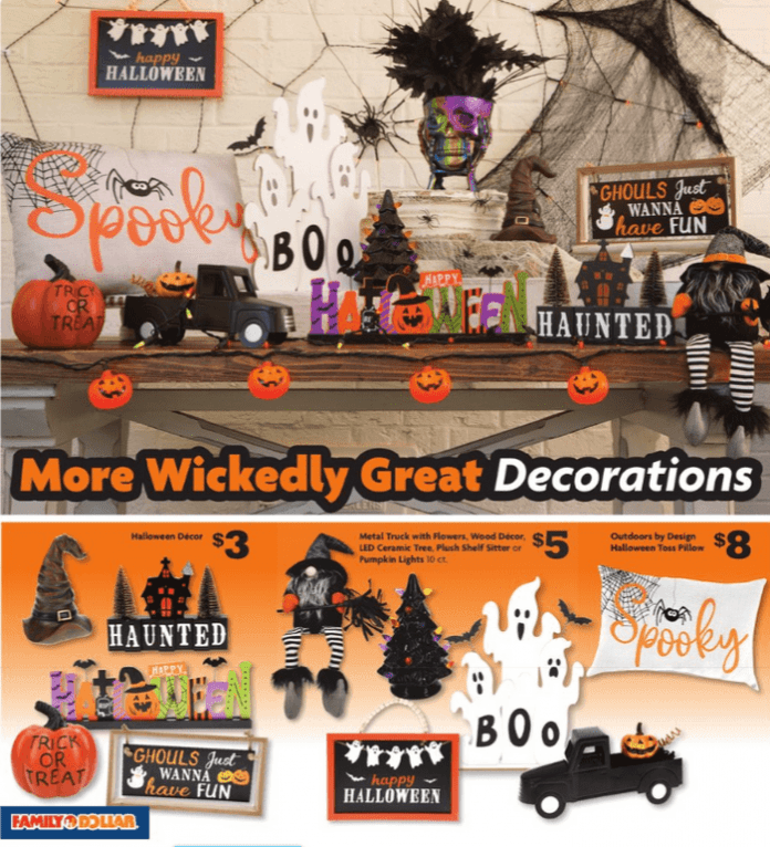 Family Dollar Halloween Flyer Sale Sep 19 – Oct 31, 2022