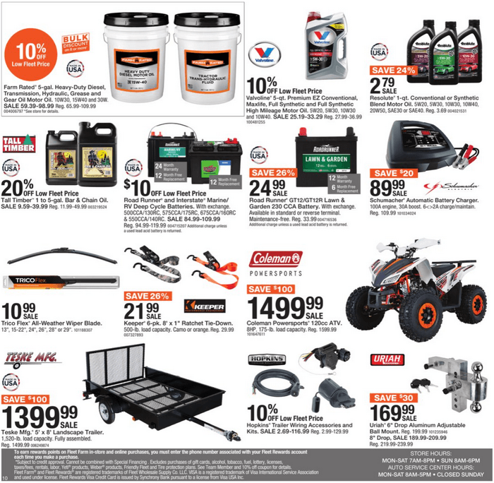 Fleet Farm Weekly Ad Sep 30 – Oct 08, 2022