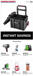 Harbor Freight Tool Flyer Sep 19 – Sep 29, 2022