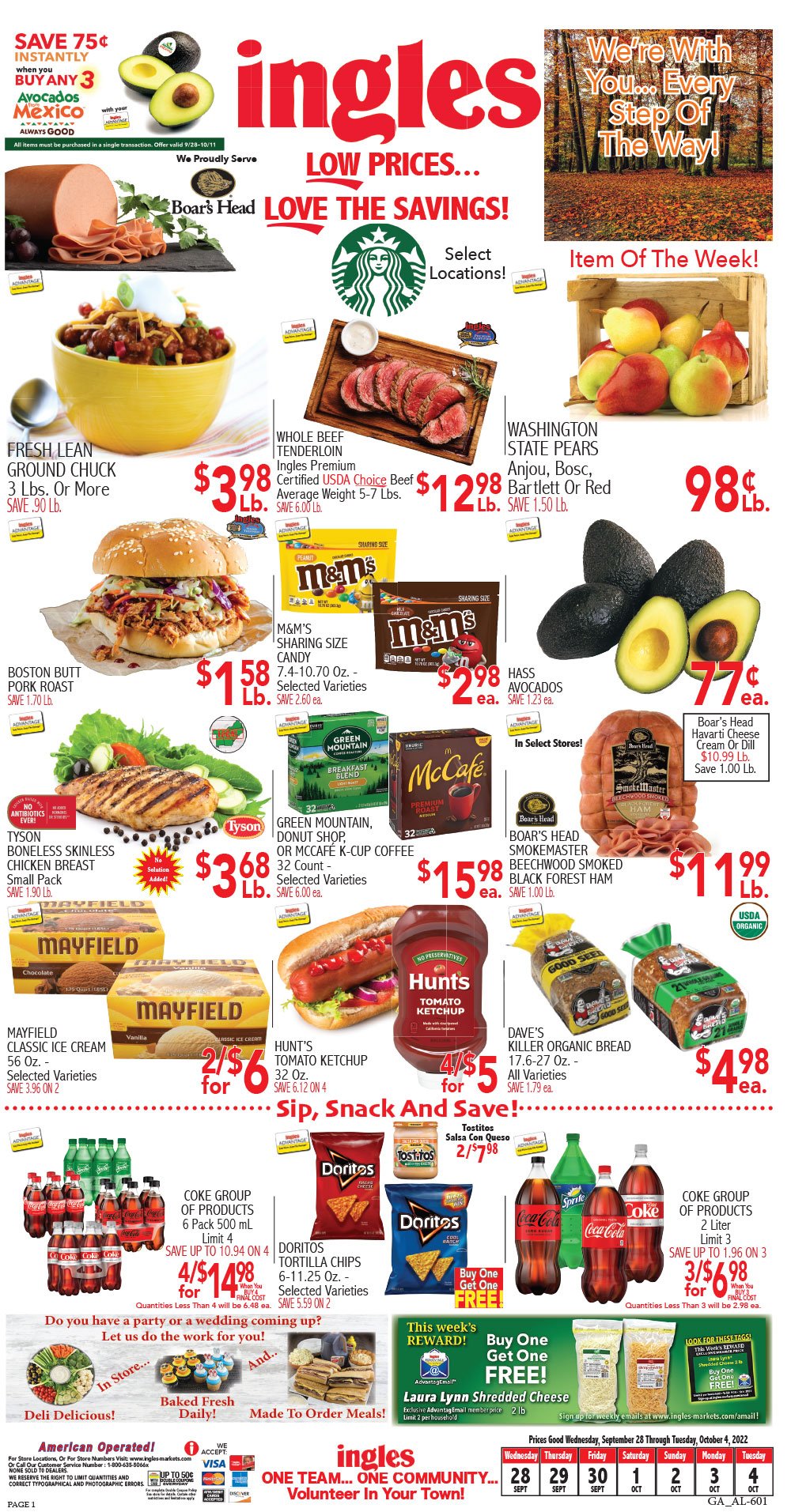 Ingles Weekly Ad Sep 28 – Oct 04, 2022