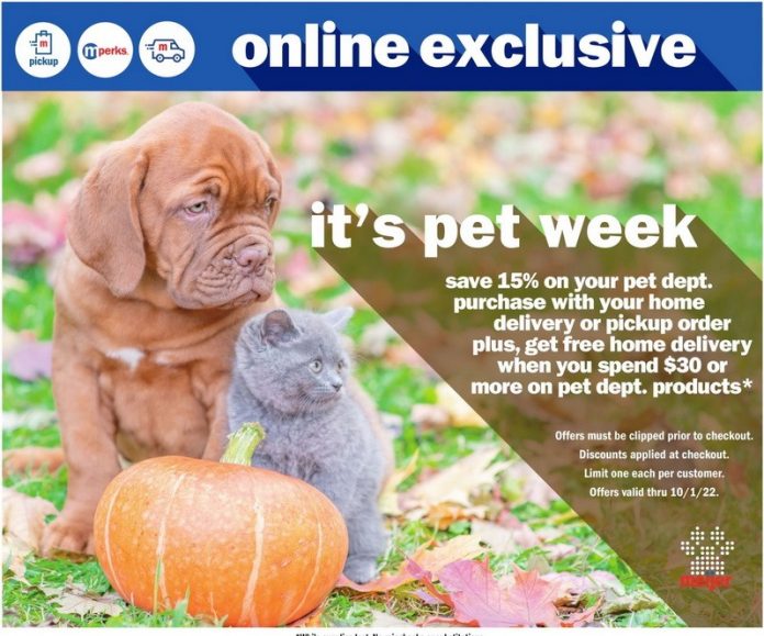 Meijer Pets Ad Sep 25 – Oct 01, 2022