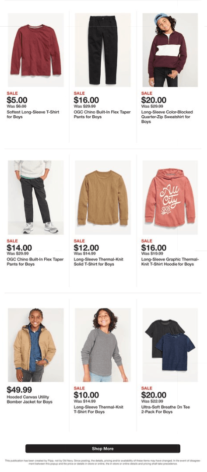 Old Navy Weekly Ad Sep 26 – Oct 03, 2022