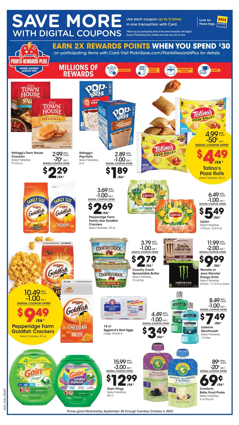 Pick 'n Save Weekly Ad Sep 28 – Oct 04, 2022