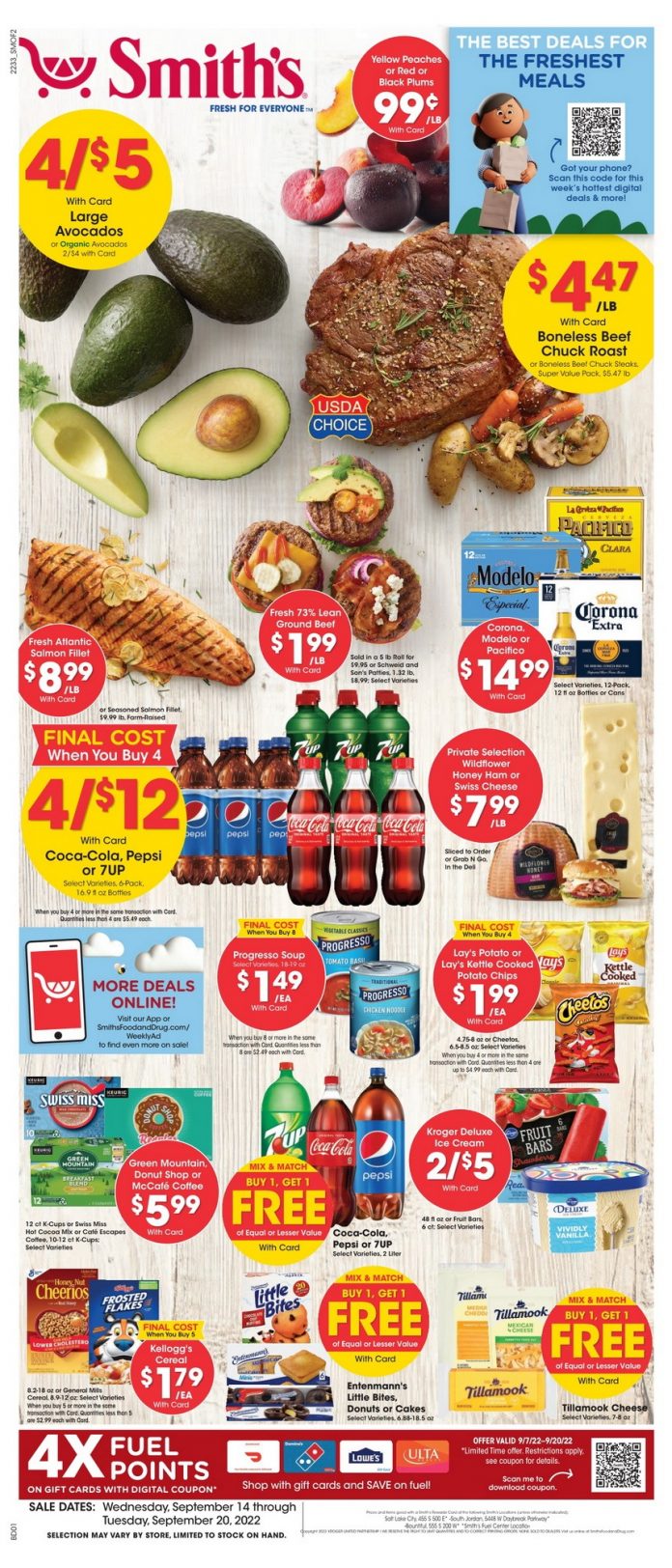 Smith's Food and Drug Weekly Ad Sep 14 – Sep 20, 2022