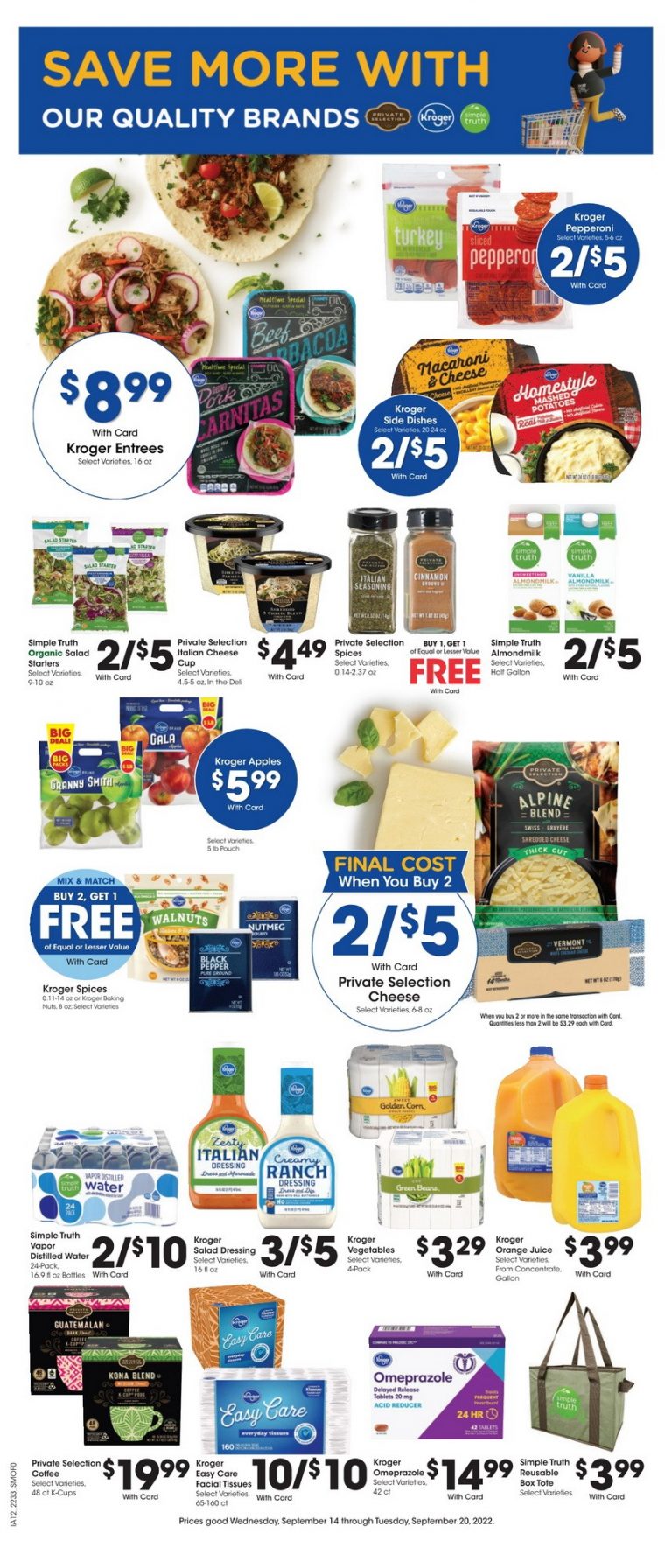 Smith's Food and Drug Weekly Ad Sep 14 – Sep 20, 2022