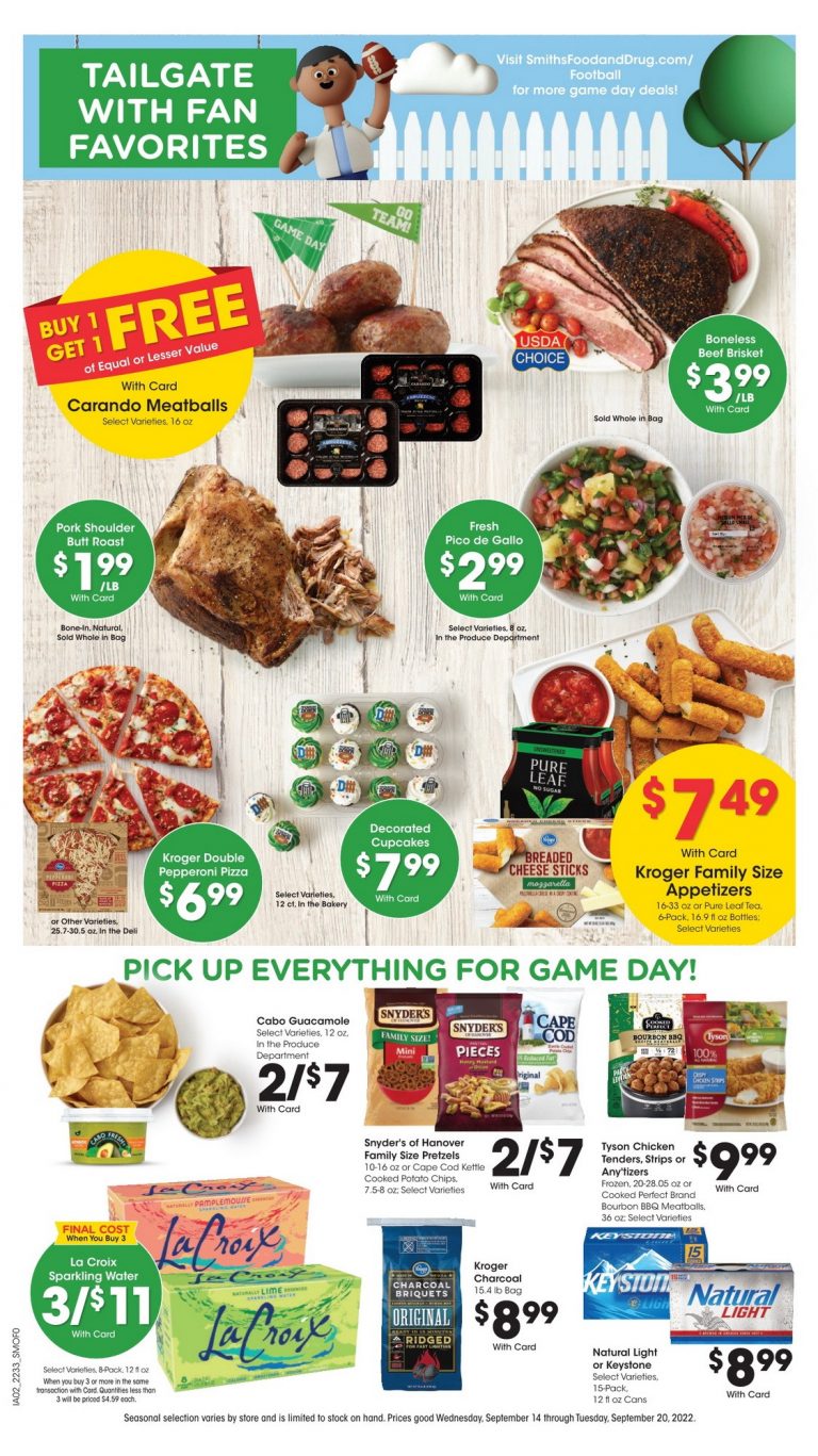 Smith's Food and Drug Weekly Ad Sep 14 – Sep 20, 2022