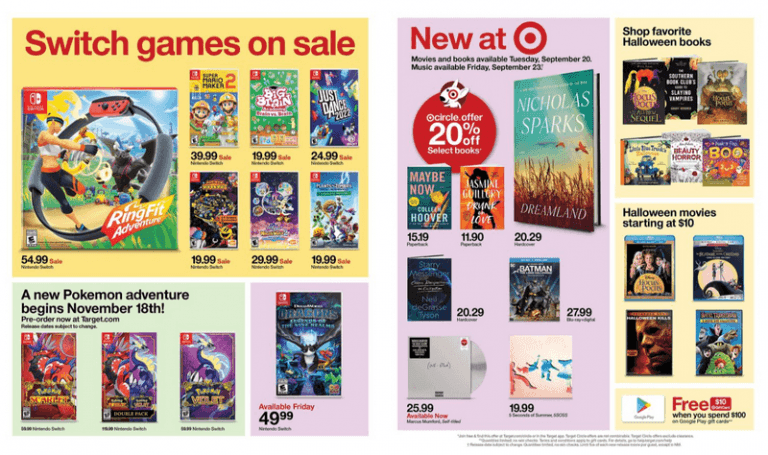 Target Weekly Ad Sep 18 – Sep 24, 2022 (Halloween Promotion Included)