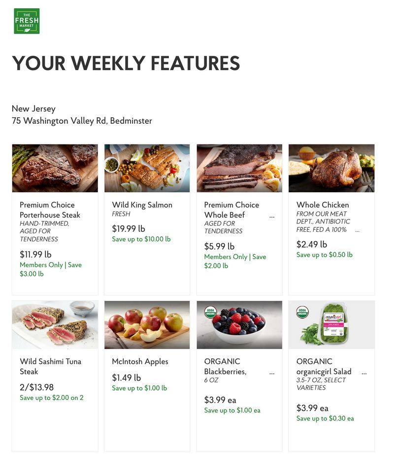 The Fresh Market Weekly Ad Sep 21 – Sep 27, 2022