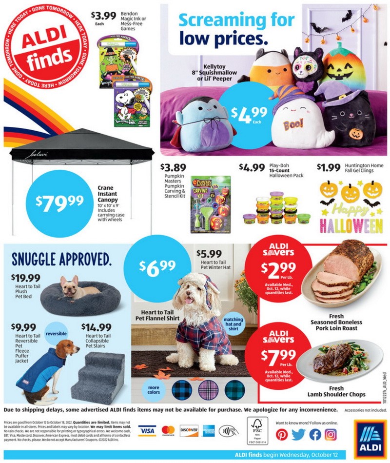 ALDI In-store Ad Sneak Peek Oct 12 – Oct 18, 2022