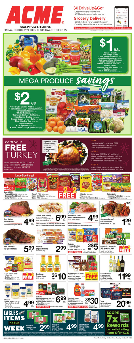 ACME Weekly Ad Oct 21 – Oct 27, 2022