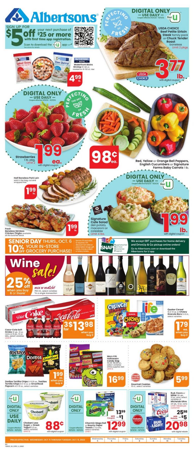 Albertsons Weekly Ad Oct 05 – Oct 11, 2022