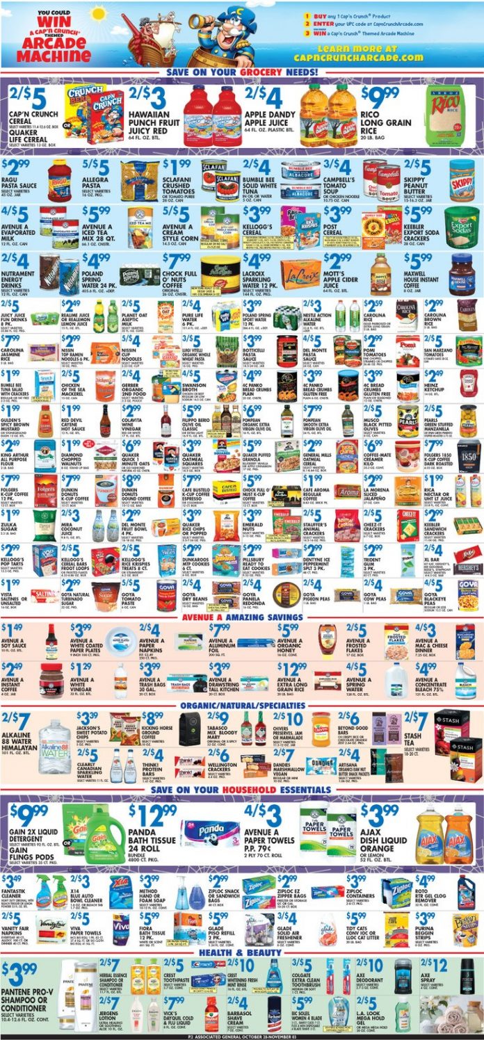 Associated Supermarkets Weekly Ad Oct 28 – Nov 03, 2022