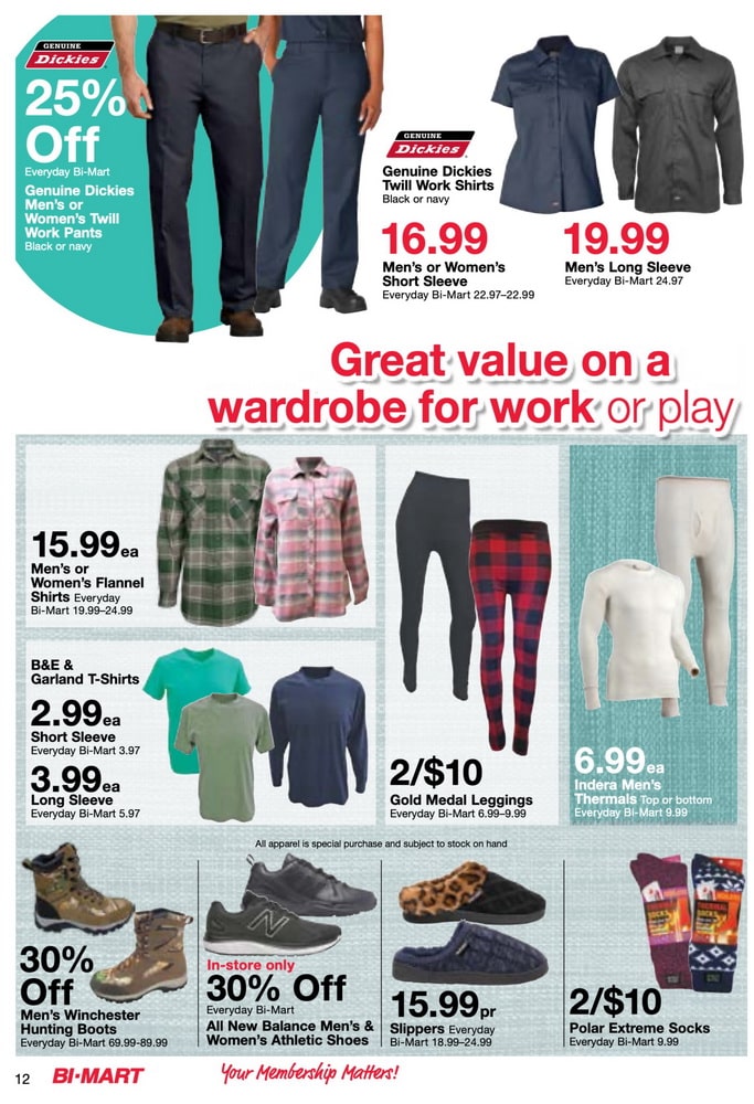 Bi-Mart Weekly Ad Oct 25 – Nov 08, 2022