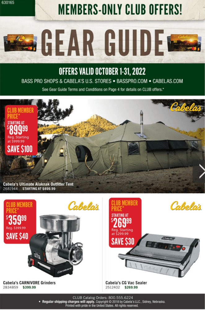 Bass Pro Shops October Gear Guide Oct 01 – Oct 31, 2022