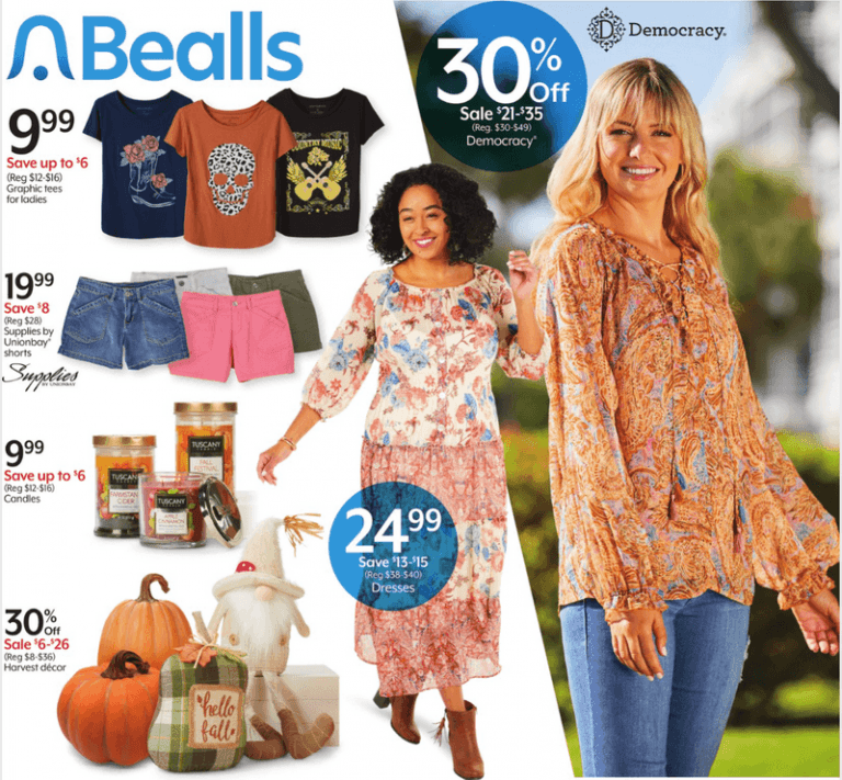 Bealls Weekly Ad Oct 05 – Oct 11, 2022